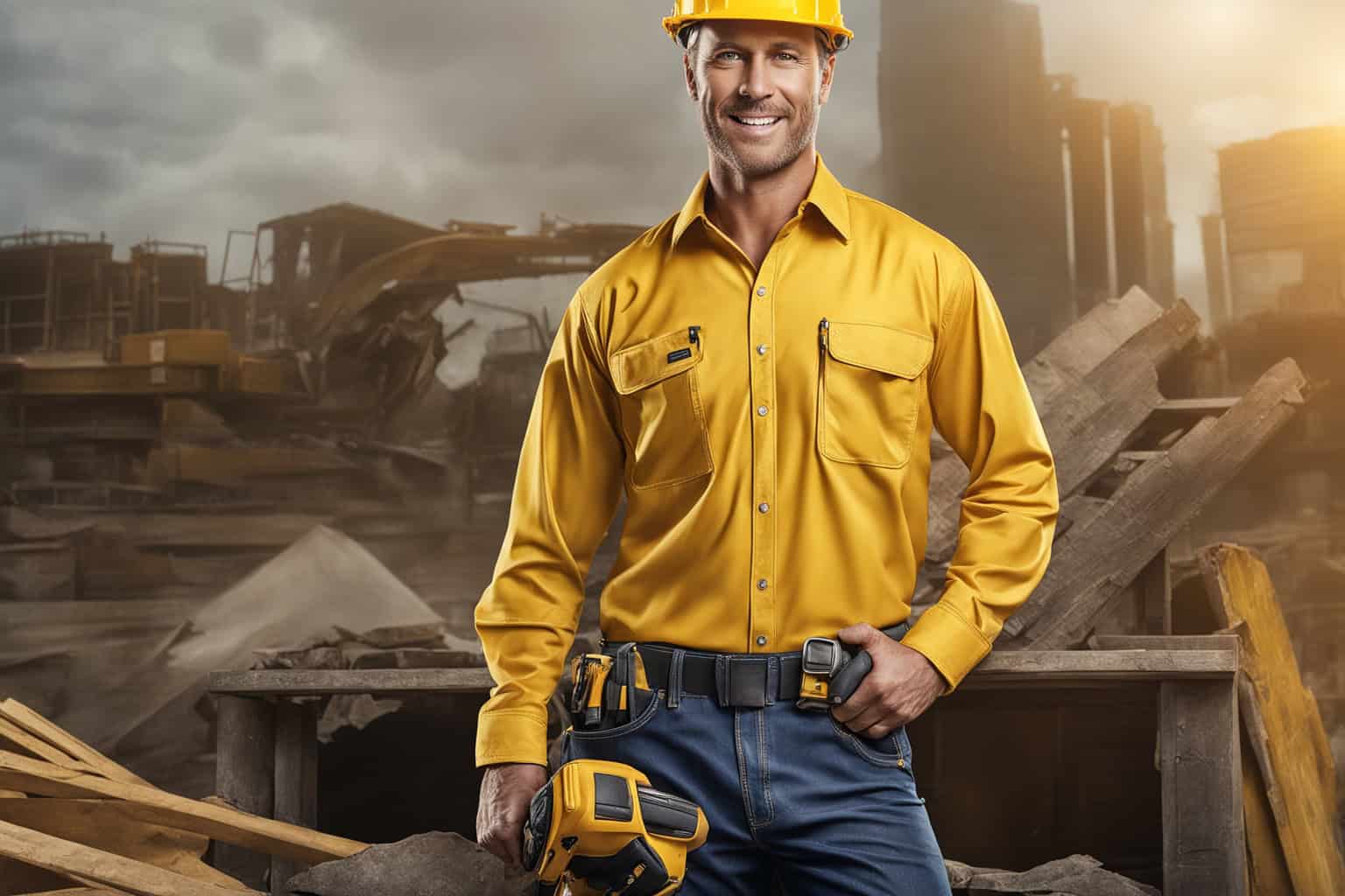 The Iconic Yellow Tradie Shirt: A Workwear Essential Down Under | Tradie Zone
